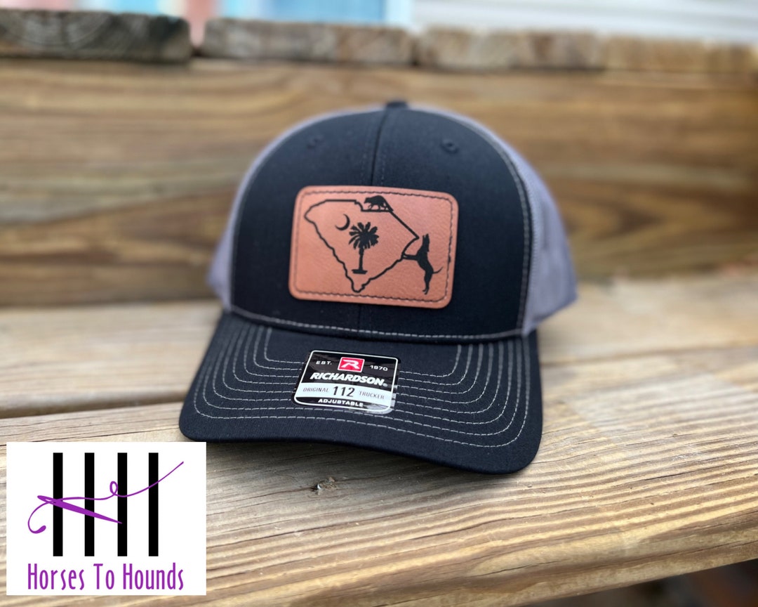 South Carolina Coon Dog Leather Patch Richardson 112 - Etsy