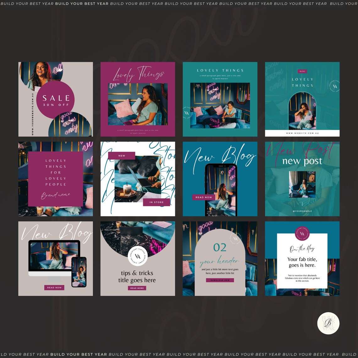 Service Provider Instagram Post Template Instagram Post Canva Template ...