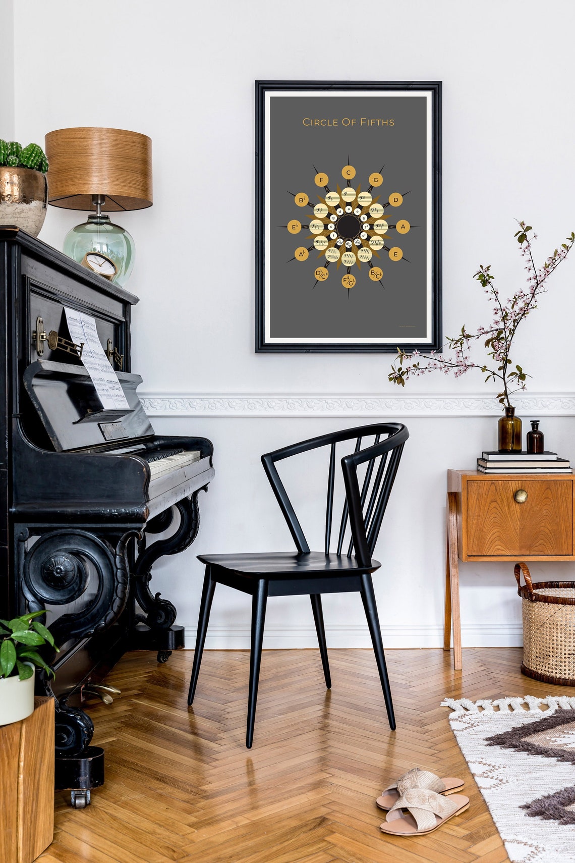 BASS CLEF Circle of Fifths Print | Museum-quality Matte Giclée Poster ...