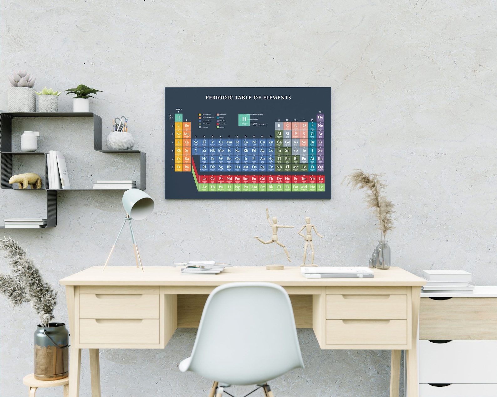 Periodic Table Poster | Museum-quality Matte Giclée Print | Chart of ...
