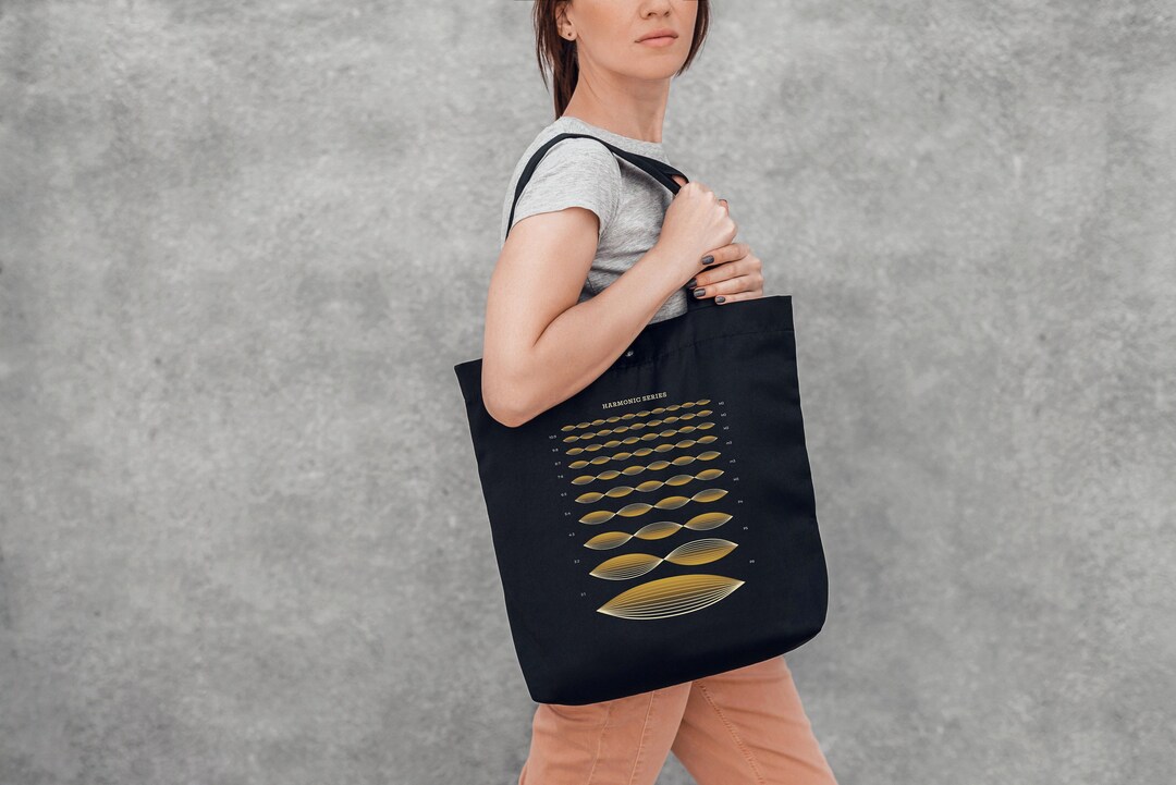 Harmonic Series Music Tote Bag | Orchestra Bag | Organic Cotton Book ...
