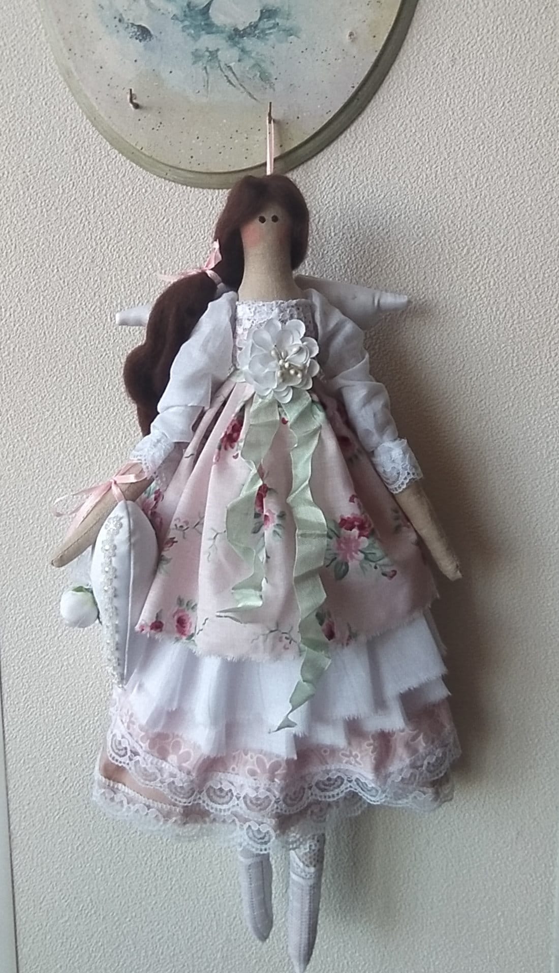 Original Tilda Doll Angel in White and Rose - Etsy