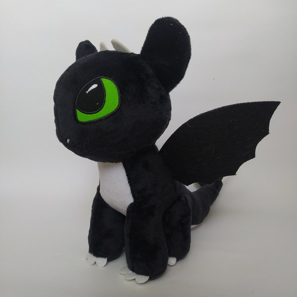 How to Train Your Dragon Night Fury Toy - Etsy