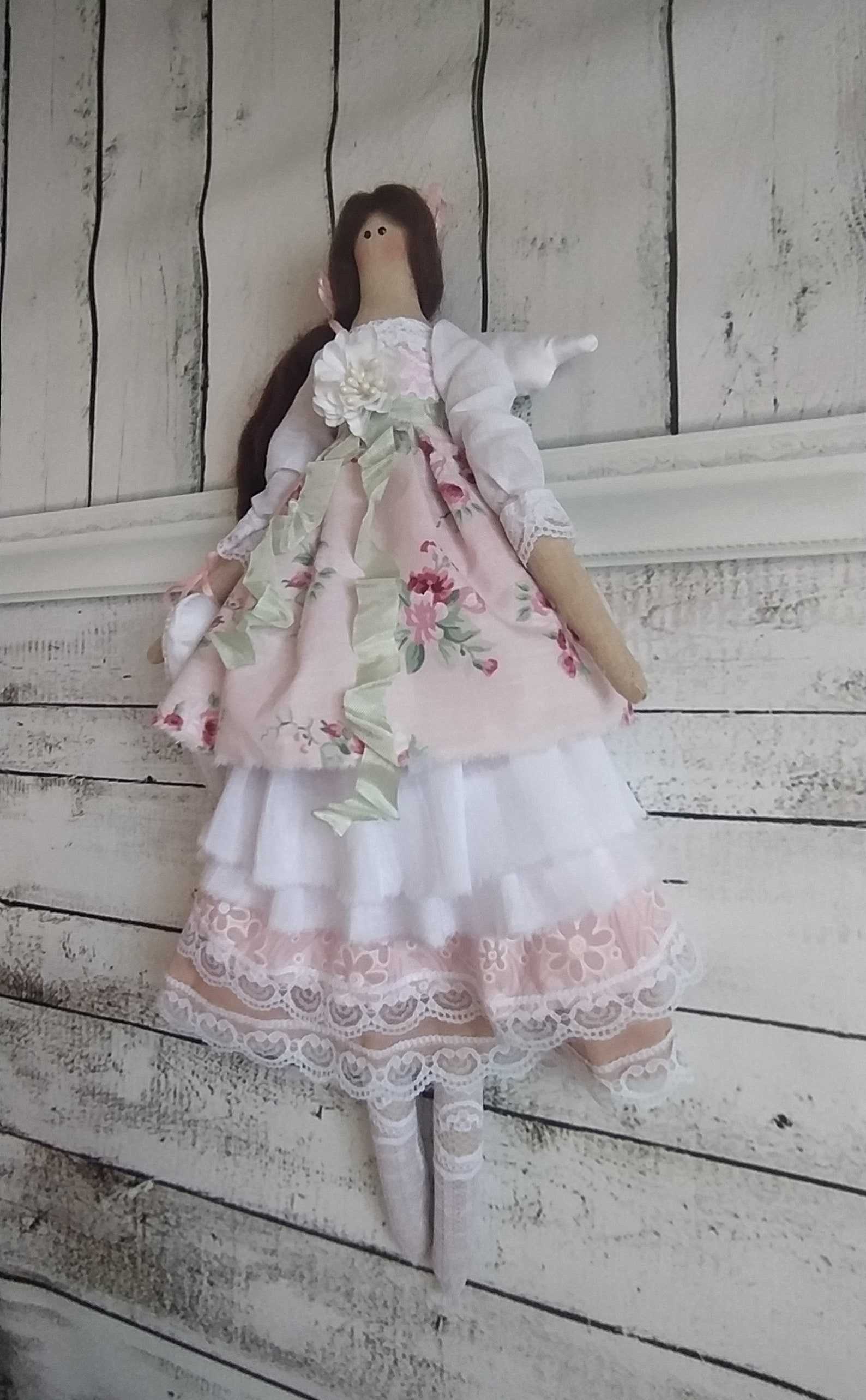 Original Tilda Doll Angel in White and Rose - Etsy