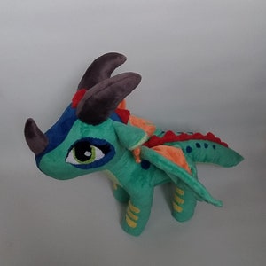 Wings of Fire Dragon Castom Plush Toy Rainwing - Etsy