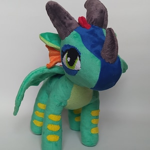 Wings of Fire Dragon Castom Plush Toy Rainwing - Etsy