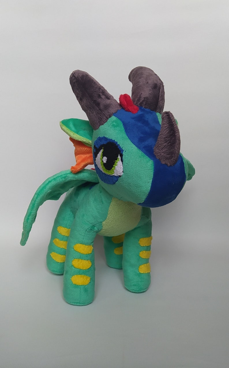 Wings of Fire Dragon Castom Plush Toy Rainwing - Etsy