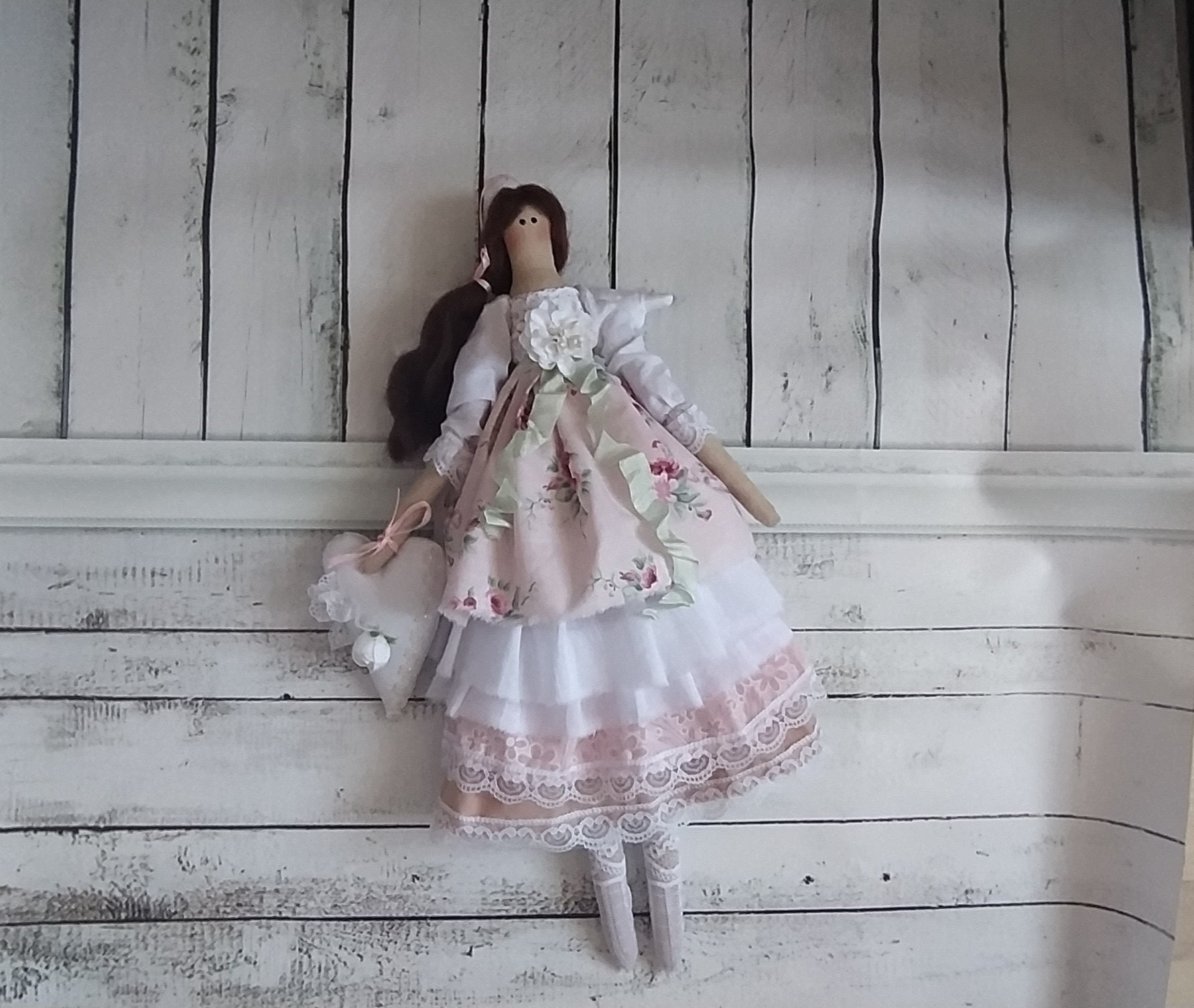 Original Tilda Doll Angel in White and Rose - Etsy