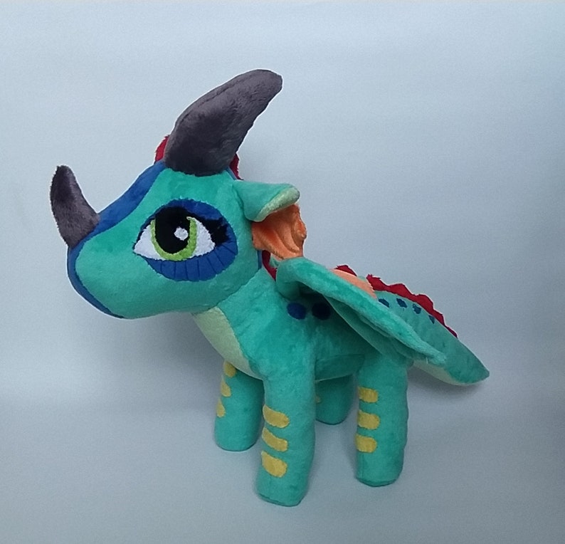 Wings of Fire Dragon Castom Plush Toy Rainwing - Etsy