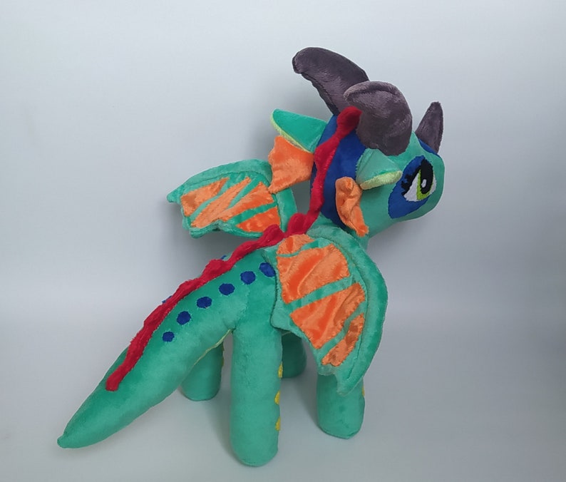 Wings of Fire Dragon Castom Plush Toy Rainwing - Etsy