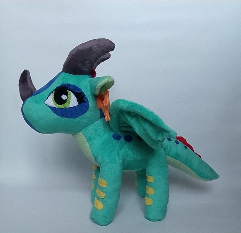 Wings of Fire Dragon Castom Plush Toy Rainwing - Etsy