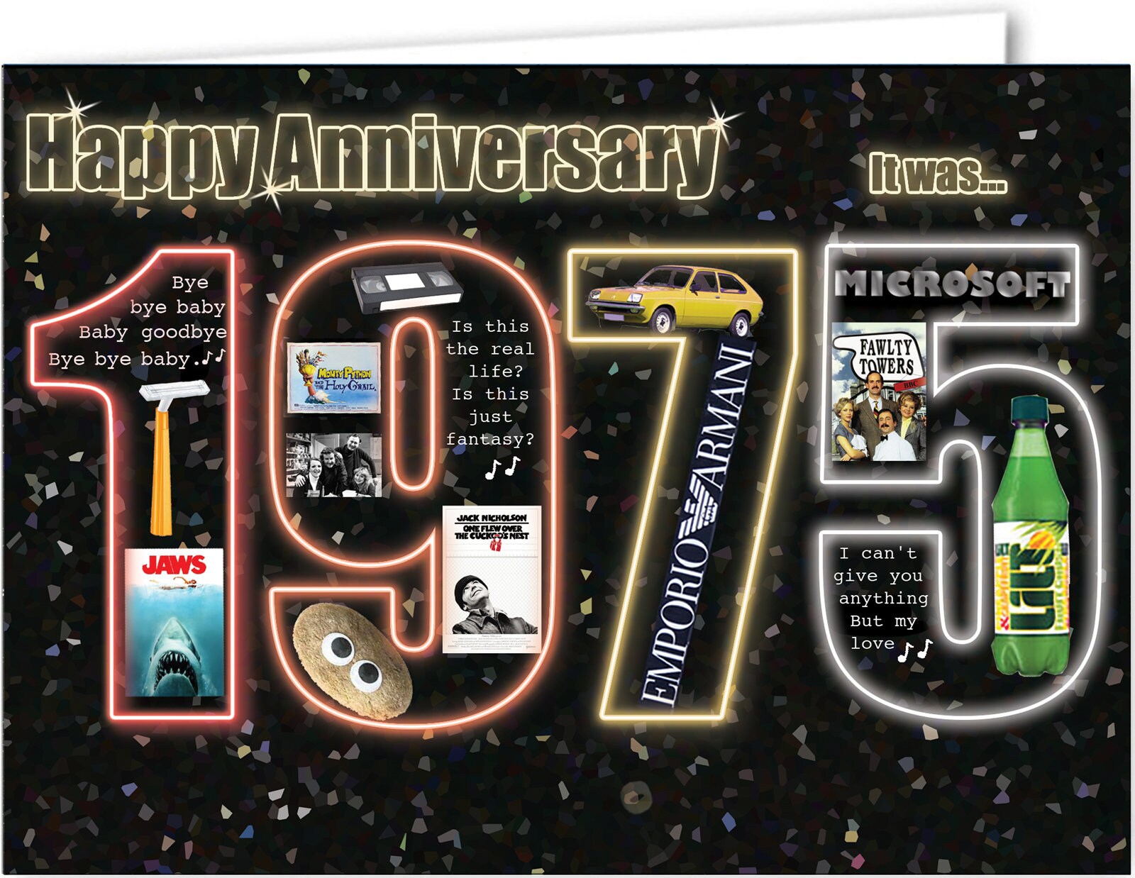 50th Anniversary Card Souvenir of 1975 (2025) - Etsy