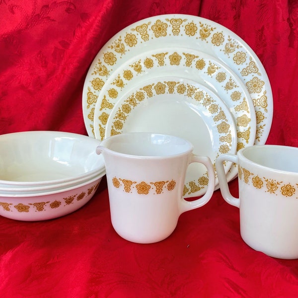 Corelle Butterfly Gold Dinnerware - Etsy