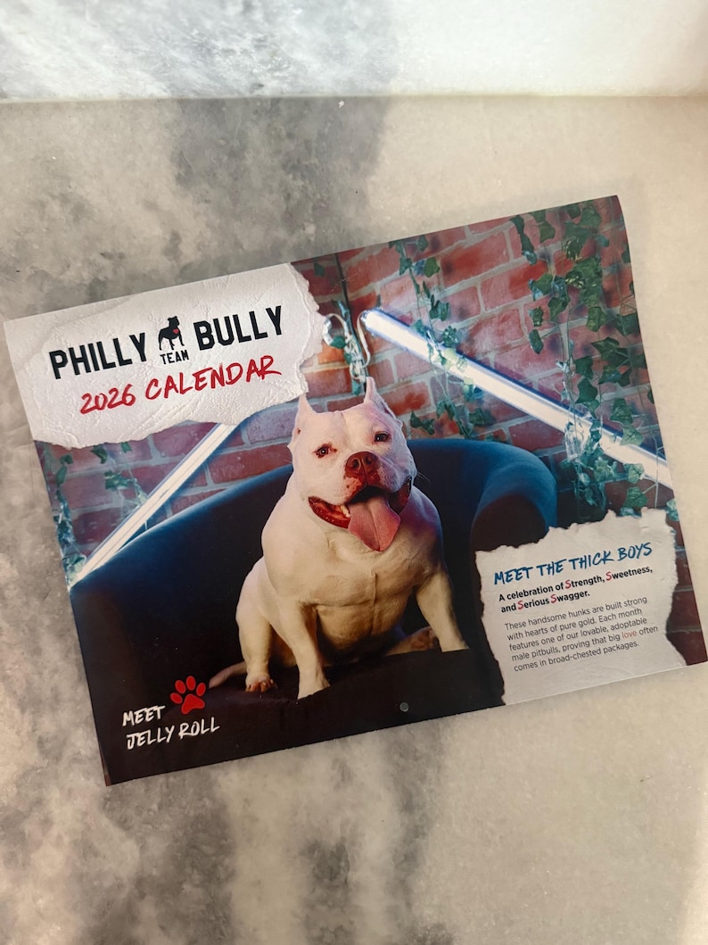 2026 Philly Bully Team Calendar - Etsy