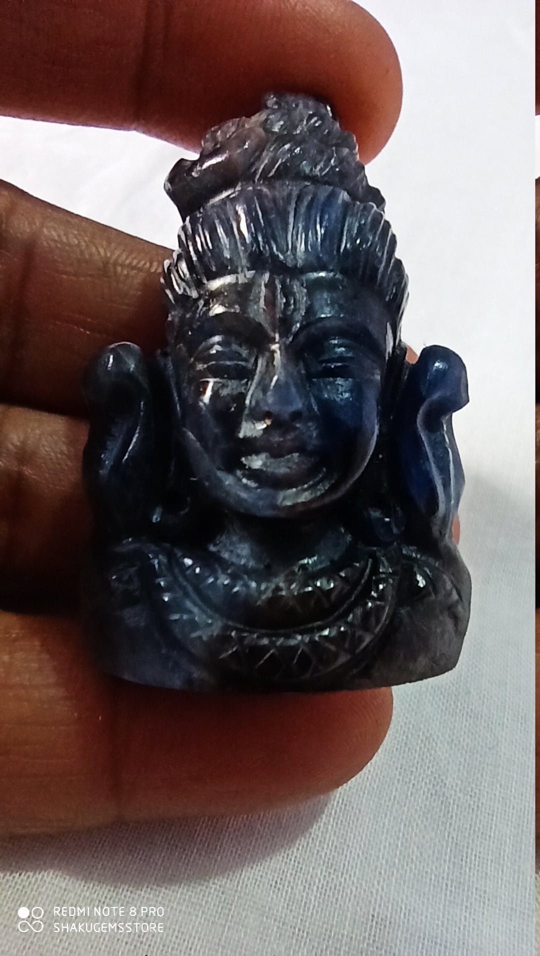 Lord Shiva Statue Natural Blue Sapphire Lord Shiva Statue 225 Carat ...