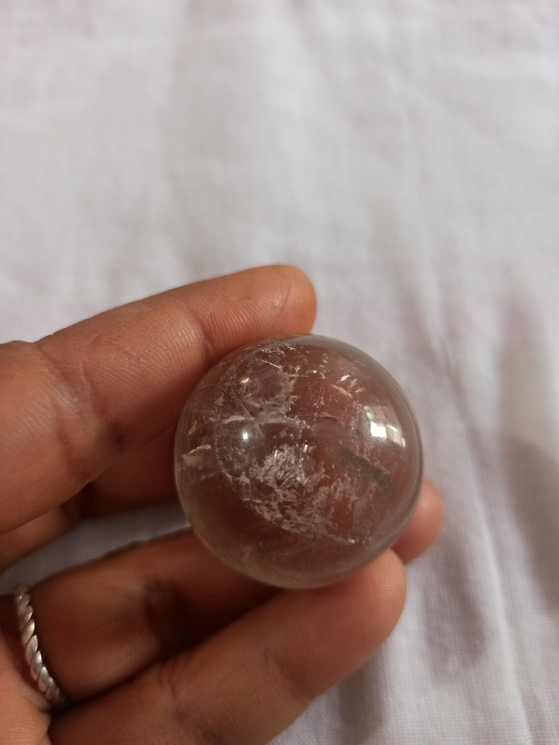 Clear Quartz Sphere Ball Crystal Boll Healing Collector | Etsy