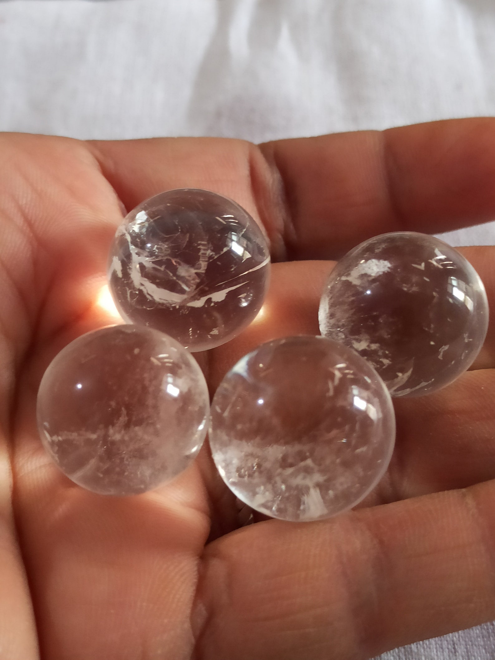 Clear Quartz Sphere Ball Crystal Boll Healing Collector - Etsy UK