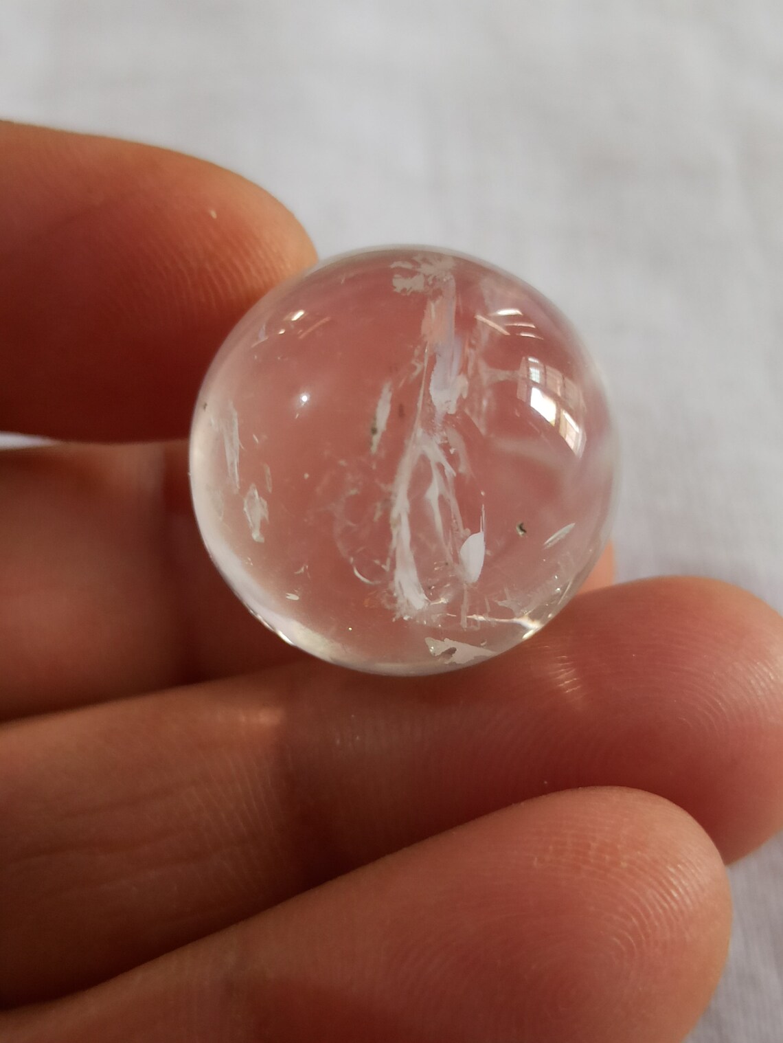 Clear Quartz Sphere Ball Crystal Boll Healing Collector - Etsy UK