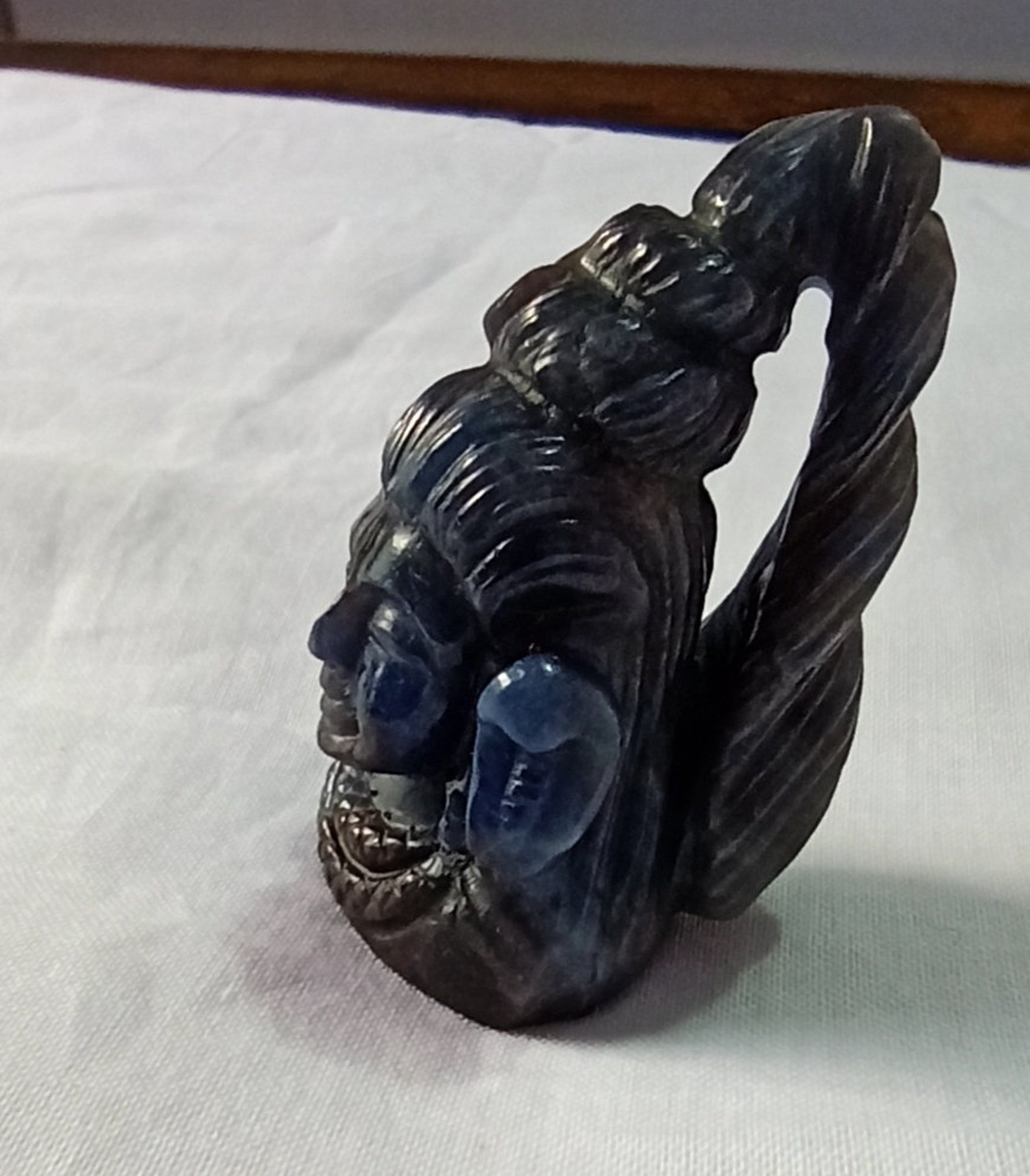 Lord Shiva Statue Natural Blue Sapphire Lord Shiva Statue 225 | Etsy