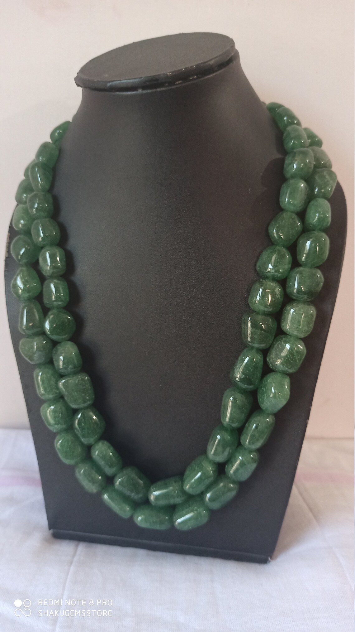 Natural Green Strawberry Quartz Smooth Tumble Beads Gemstone - Etsy