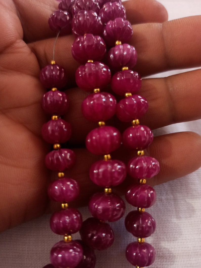 Ruby Pumpkin Natural Ruby Corundum Carving AAA 170 Carat | Etsy