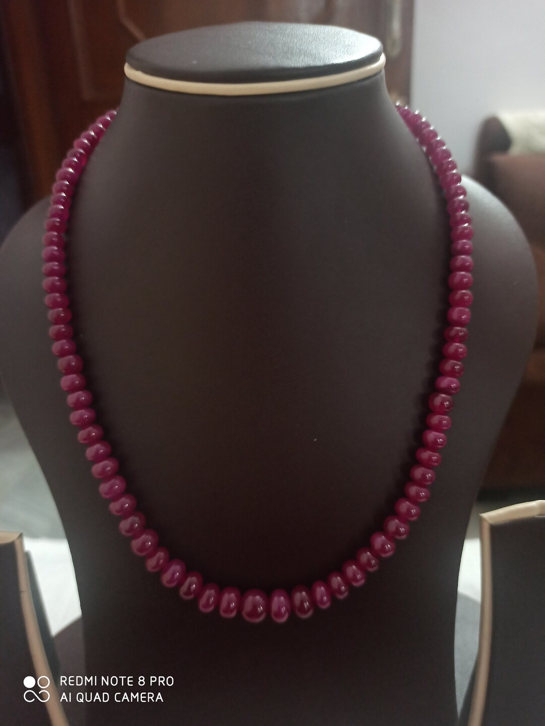 Ruby Beads Necklace 5x5-9x9 Mm 19''AAA 289 Carat - Etsy