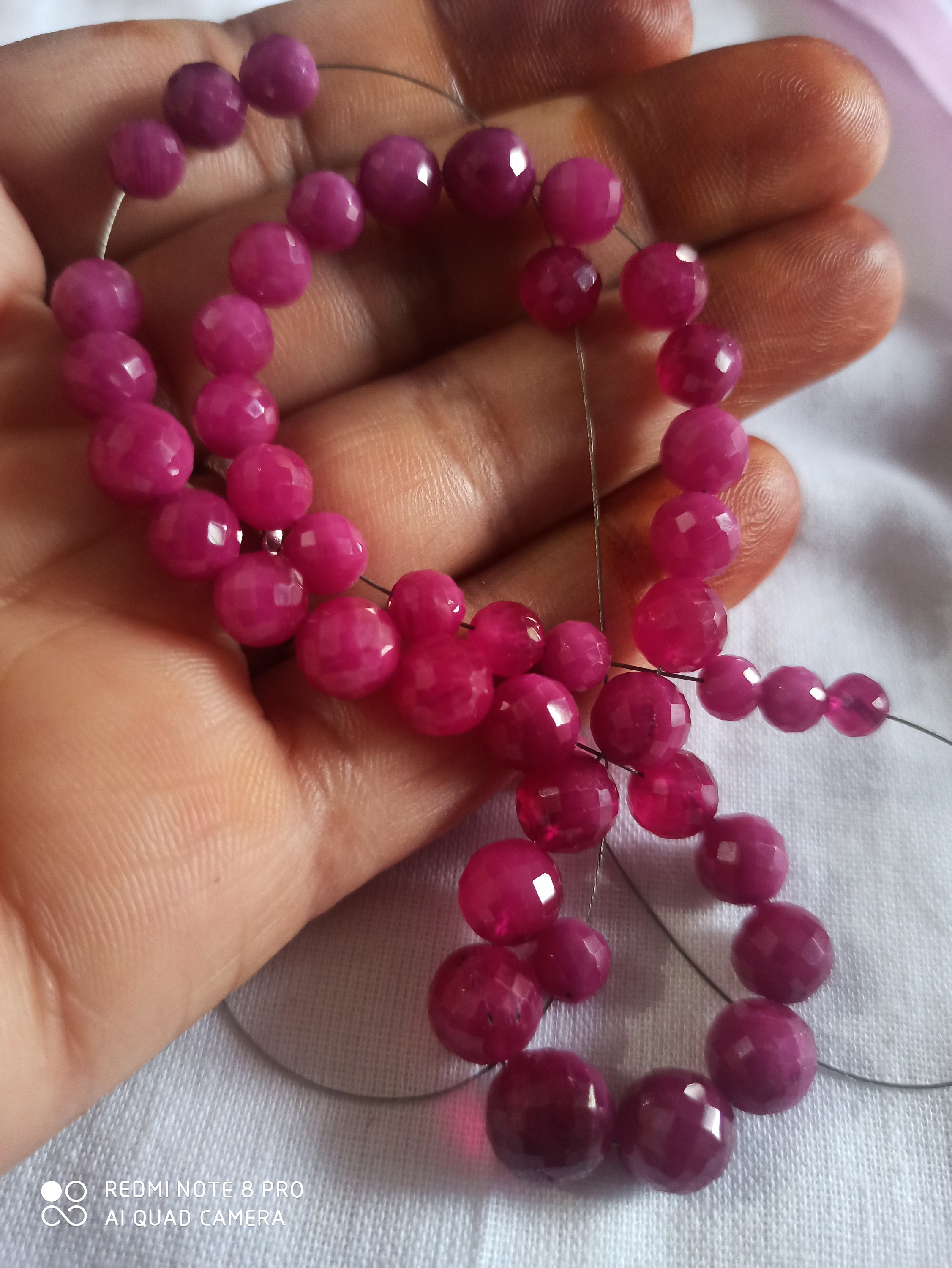 Ruby Boll 13''AAA 159 Carat Ruby Corundum Faceted | Etsy