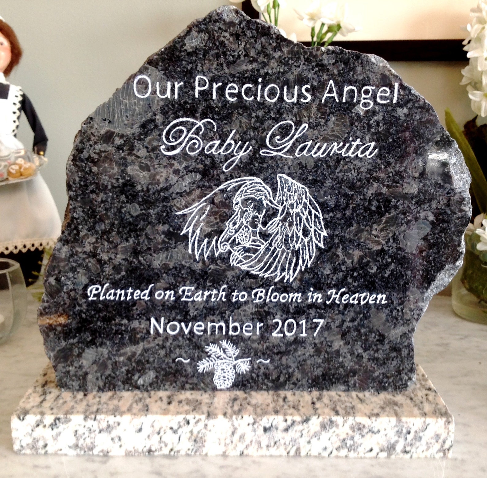 Small Adult / Baby Memorial Stone / Grave Marker / Urn Marker | Etsy