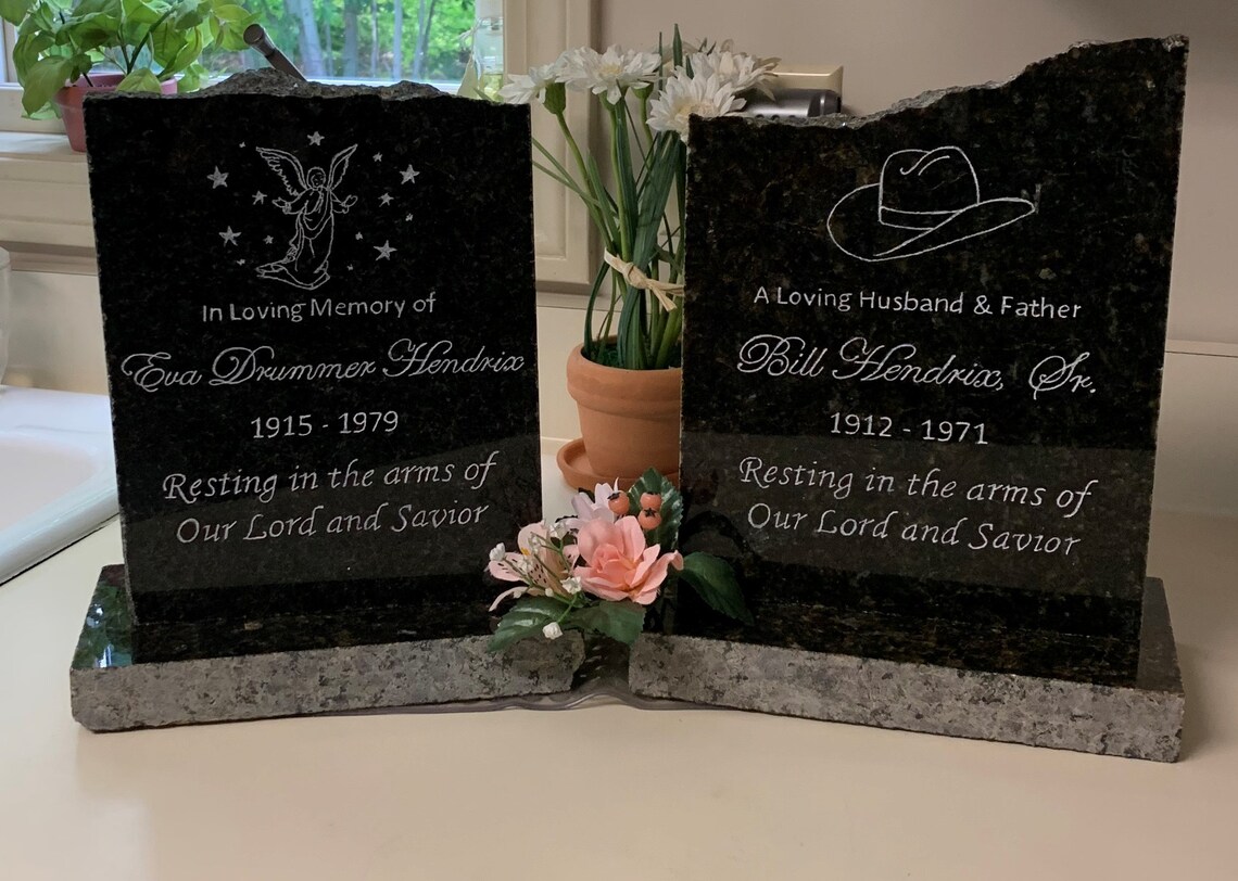 Small Adult / Baby Memorial Stone / Grave Marker / Urn Marker | Etsy