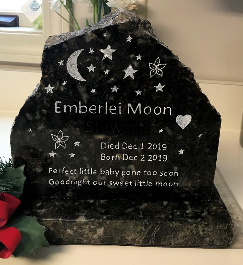 Small Adult / Baby Memorial Stone / Grave Marker / Urn Marker | Etsy
