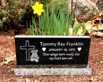 Infant Memorial Stones / Infant Grave Markers / Baby Gravestone 11 X 10 ...