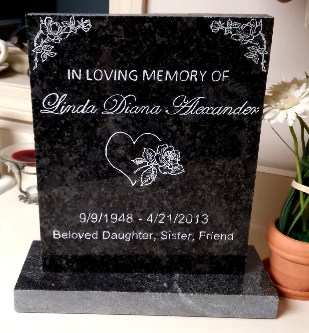 Infant Memorial Stones / Infant Grave Markers / Baby Gravestone 11" X ...