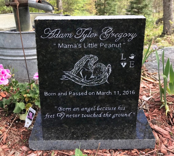 Infant Memorial Stones / Infant Grave Markers / Baby - Etsy