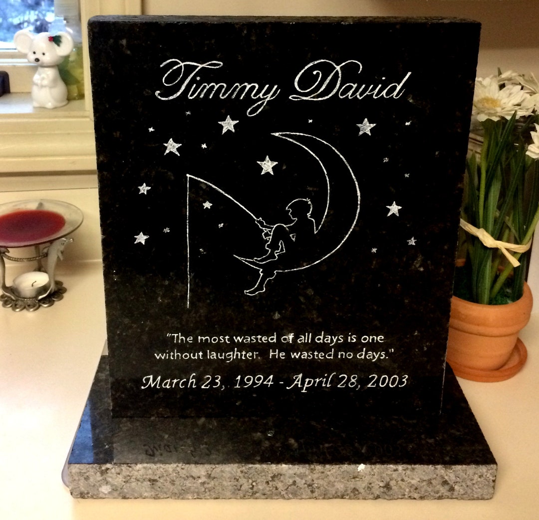 Infant Memorial Stones / Infant Grave Markers / Baby Gravestone 11" X ...