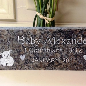 Infant Memorial Stones / Infant Grave Markers / Baby | Etsy