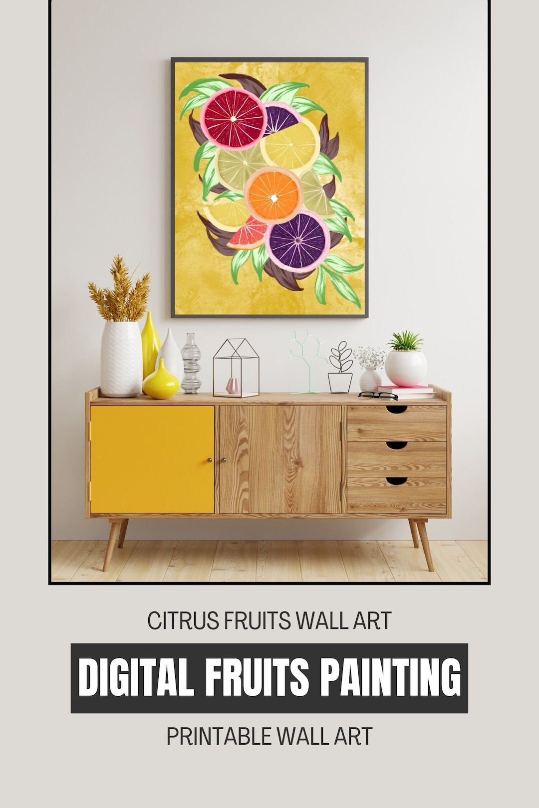 Fruit Prints | Fruits and Vegetables Print | Lemon Poster | Fruit Poster | Lemons Art Print ...