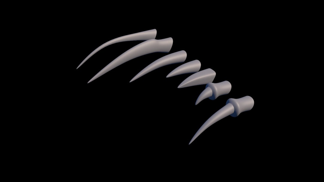 STL Finger Claw End 3D Model - Etsy