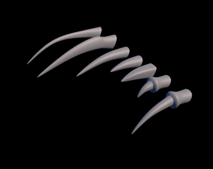 STL Articulated Finger Claws 3D Model - Etsy