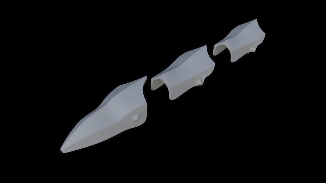 STL Finger Armour 3D Model - Etsy