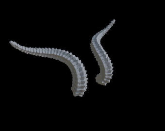 Horns Printable 3D Model STL Files / 3D Print Files / 3D Art Design ...