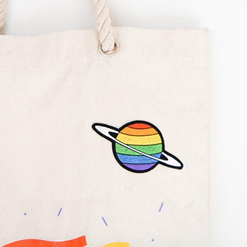 1ea pride PatchLGBT planet Patch Queer Patch rainbow | Etsy