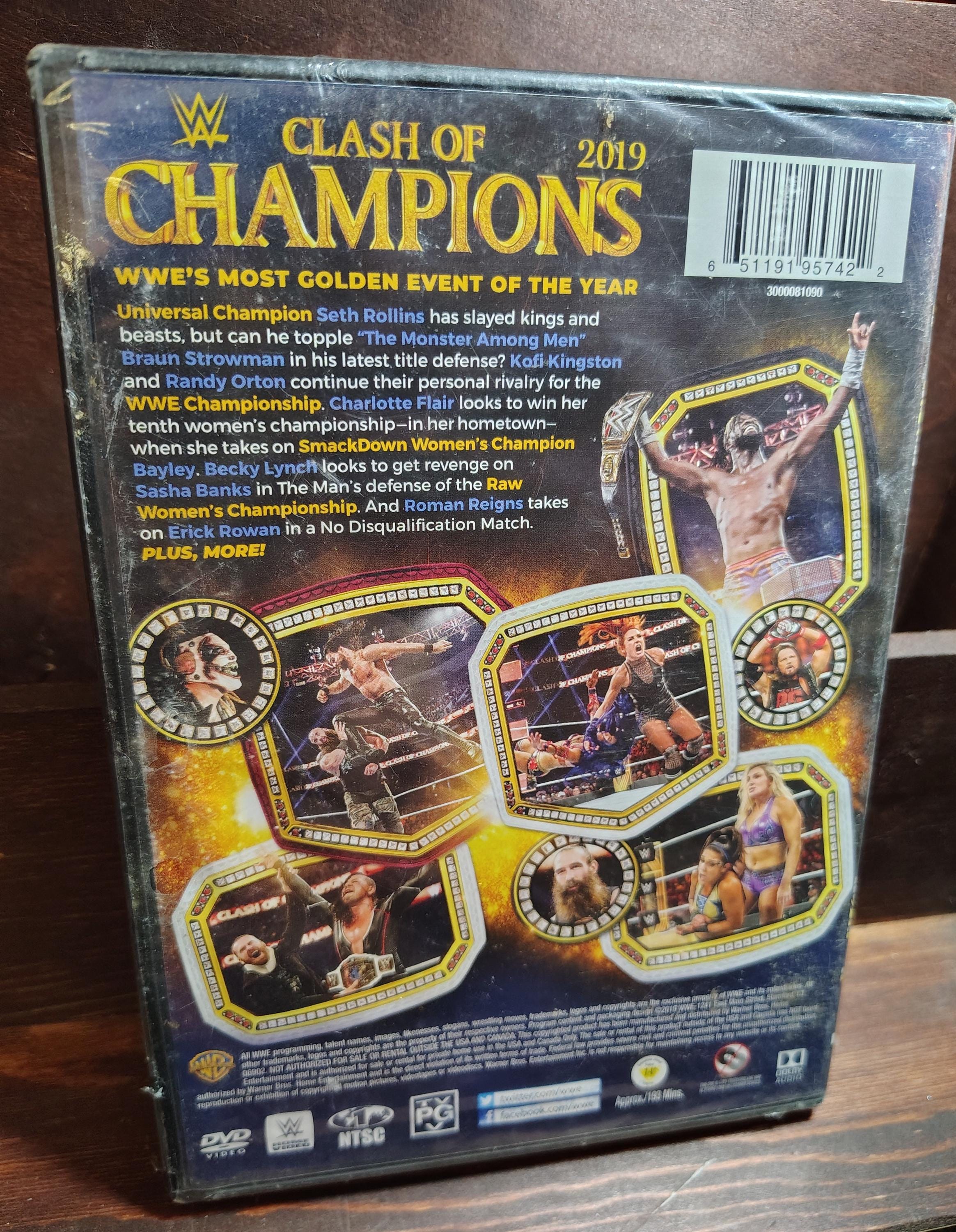 WWF Wrestling DVD 2019 Clash of Champions Factory Sealed New Topps - Etsy