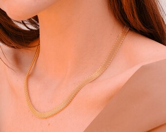 Gold Mesh Chain | Etsy