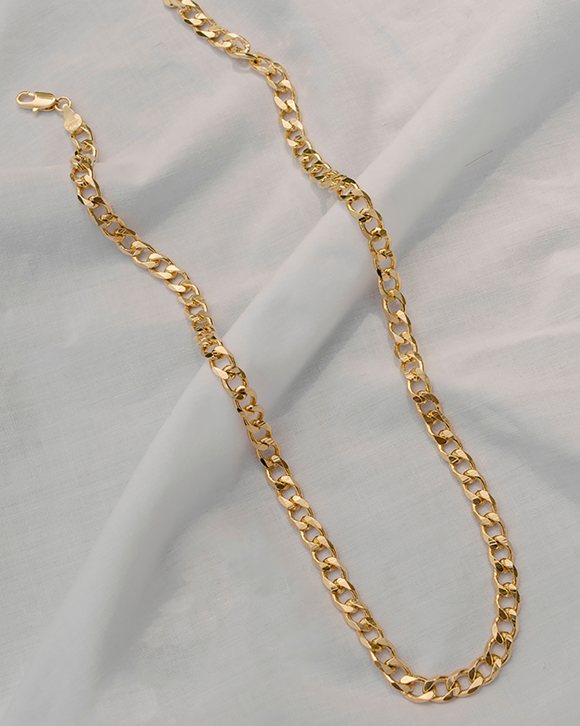 Gold Filled Curb Chain Thick Chain Choker Laying Necklace | Etsy