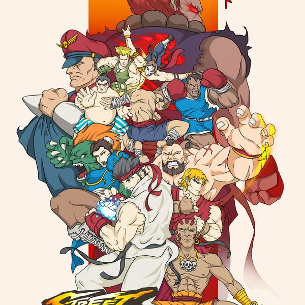 Street Fighter Akuma Poster - Etsy
