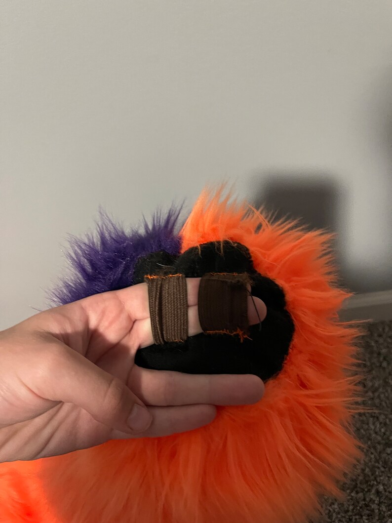 Orange Purple Kangaroo Floor Dragger Fursuit Tail - Etsy