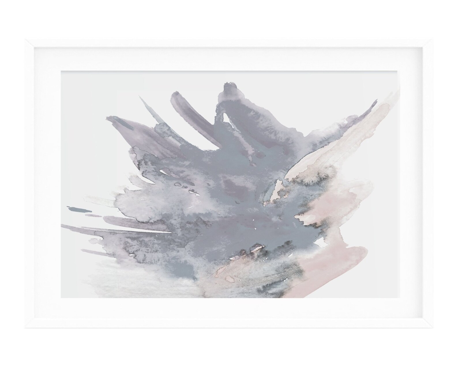 Famous Splash - Watercolour Painting, Digitally Changed to Greys and ...