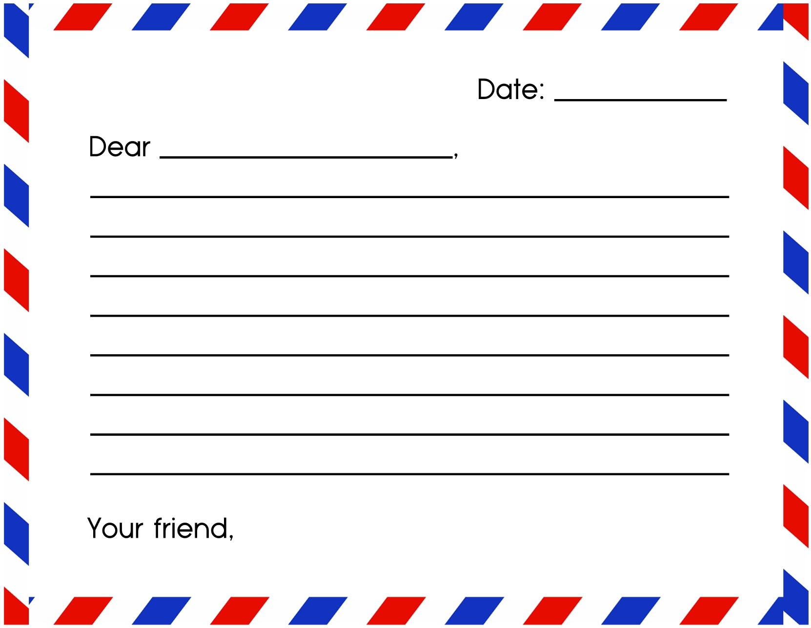 Kids Pen Pal Kit, Stationery Set, Writing Correspondence - Etsy