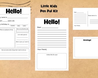 Pen Pal Kit - Etsy