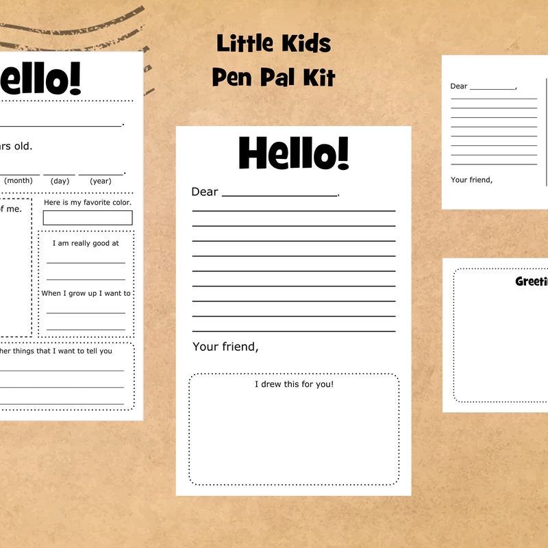 Pen Pal Kit - Etsy